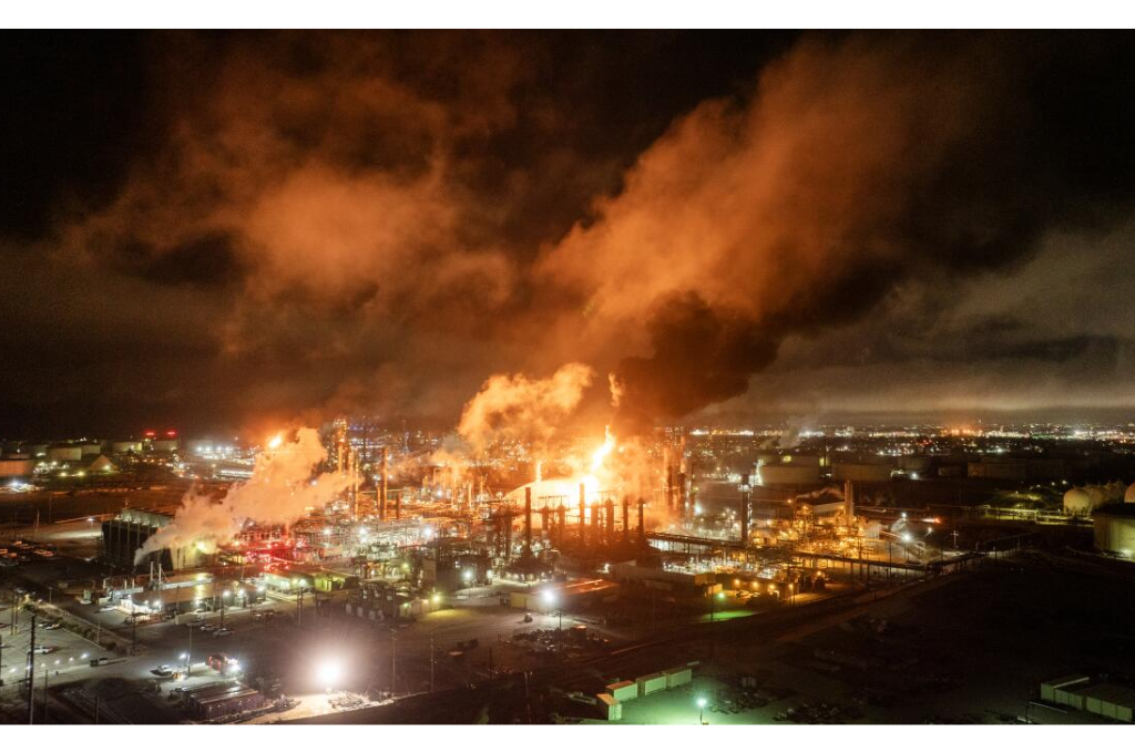 TV4 Noticias Guanajuato | Explosión e incendio en refinería Chevron